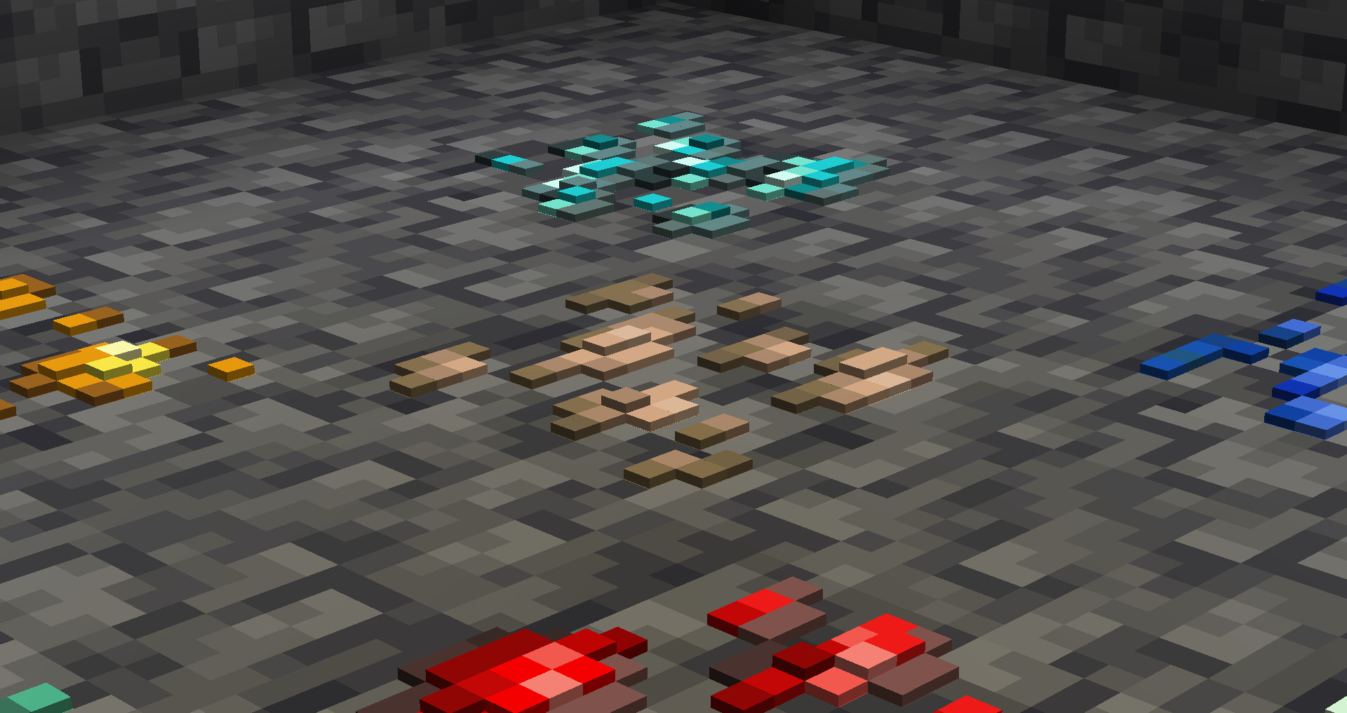 3D Ore Models for Vanilla Textures Minecraft Texture Pack