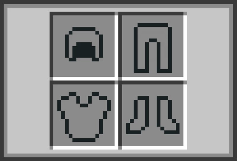 1.8 Consistent Armor Slots - Java Minecraft Texture Pack