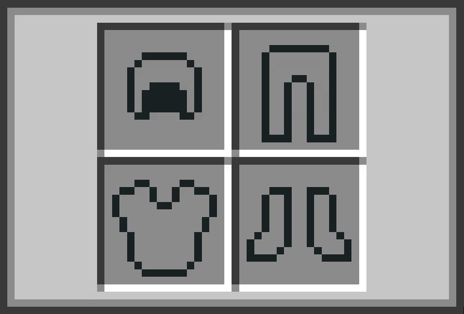 1.8 Consistent Armor Slots - Java Minecraft Texture Pack