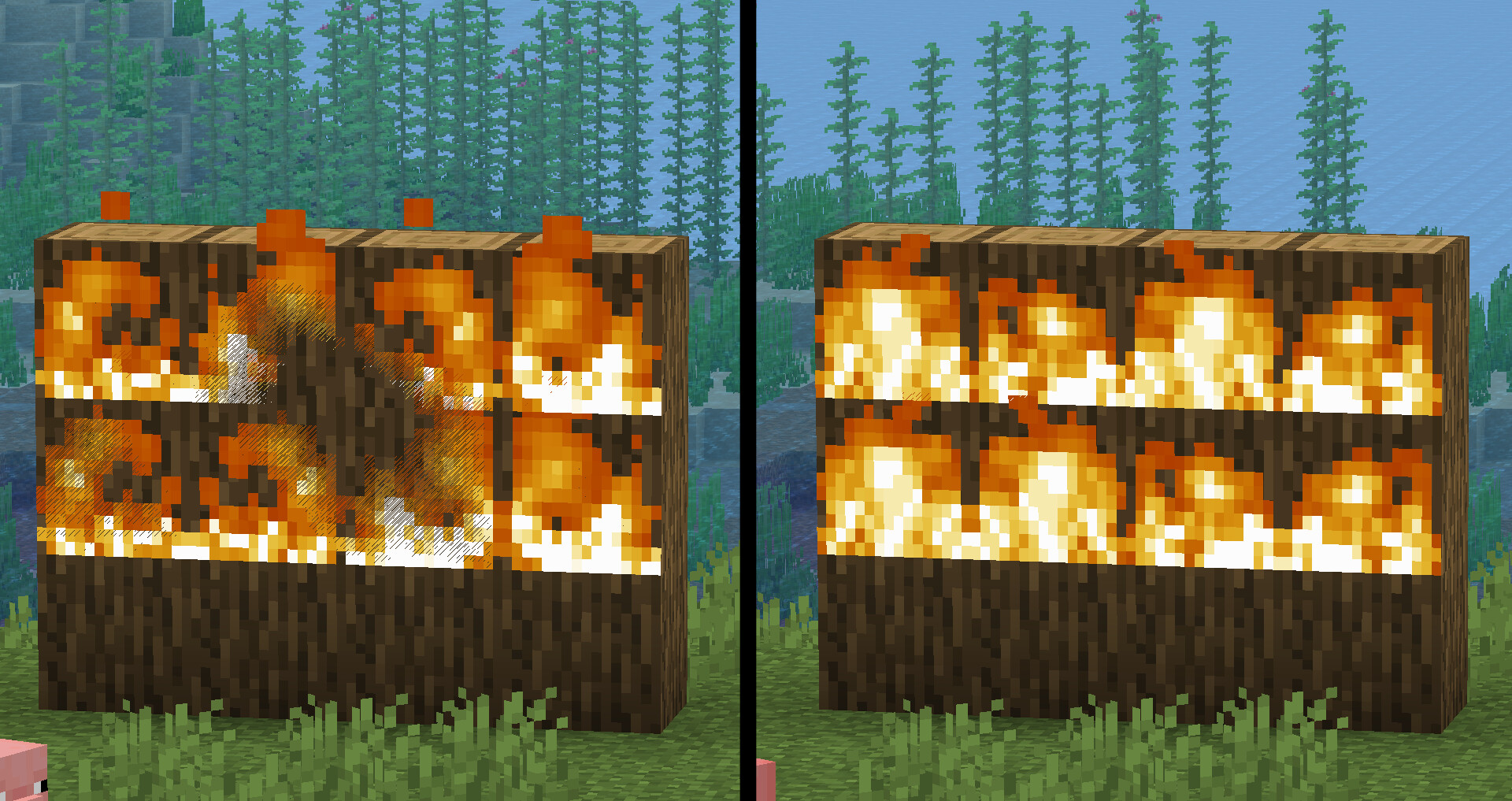 No Z-Fighting Minecraft Texture Pack