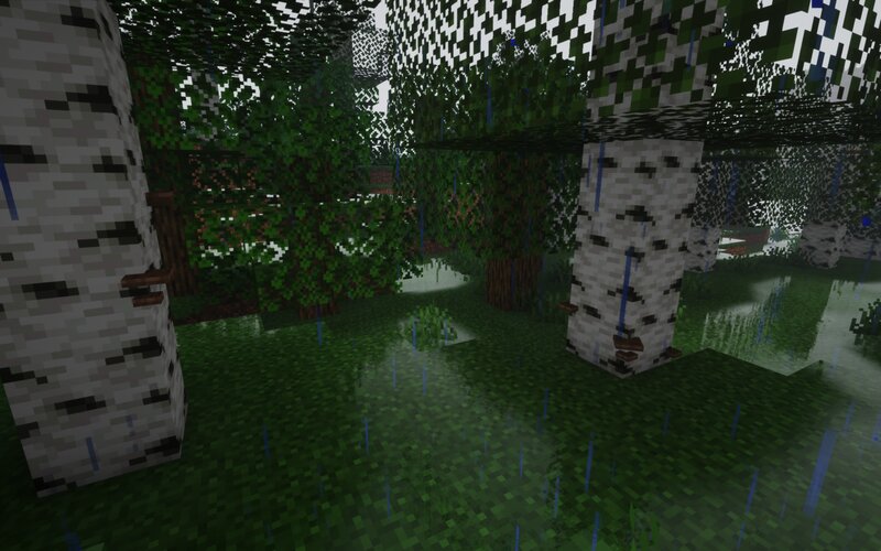 Mushroom Birch Trees Minecraft Texture Pack