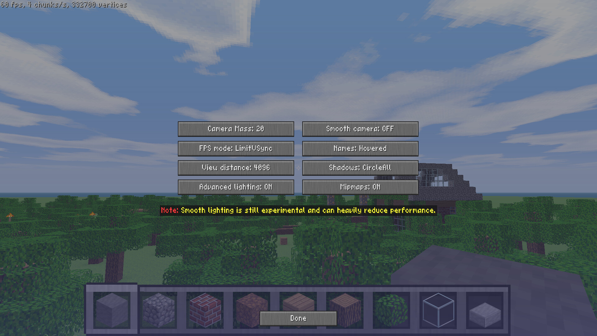 Cloud v4 texture pack for Classicube Minecraft Texture Pack