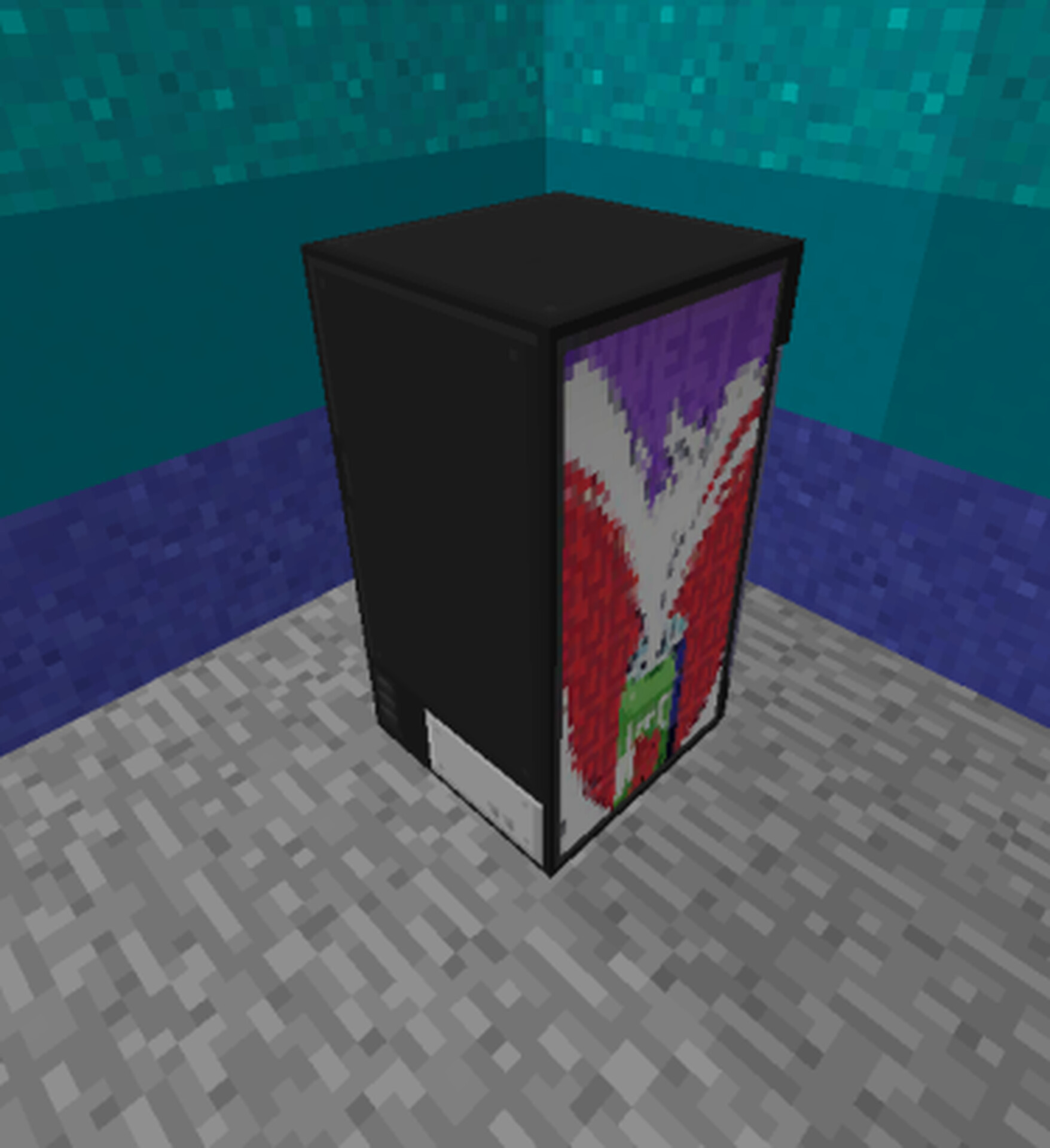 3D Model | Cold drinks fridge Minecraft Texture Pack