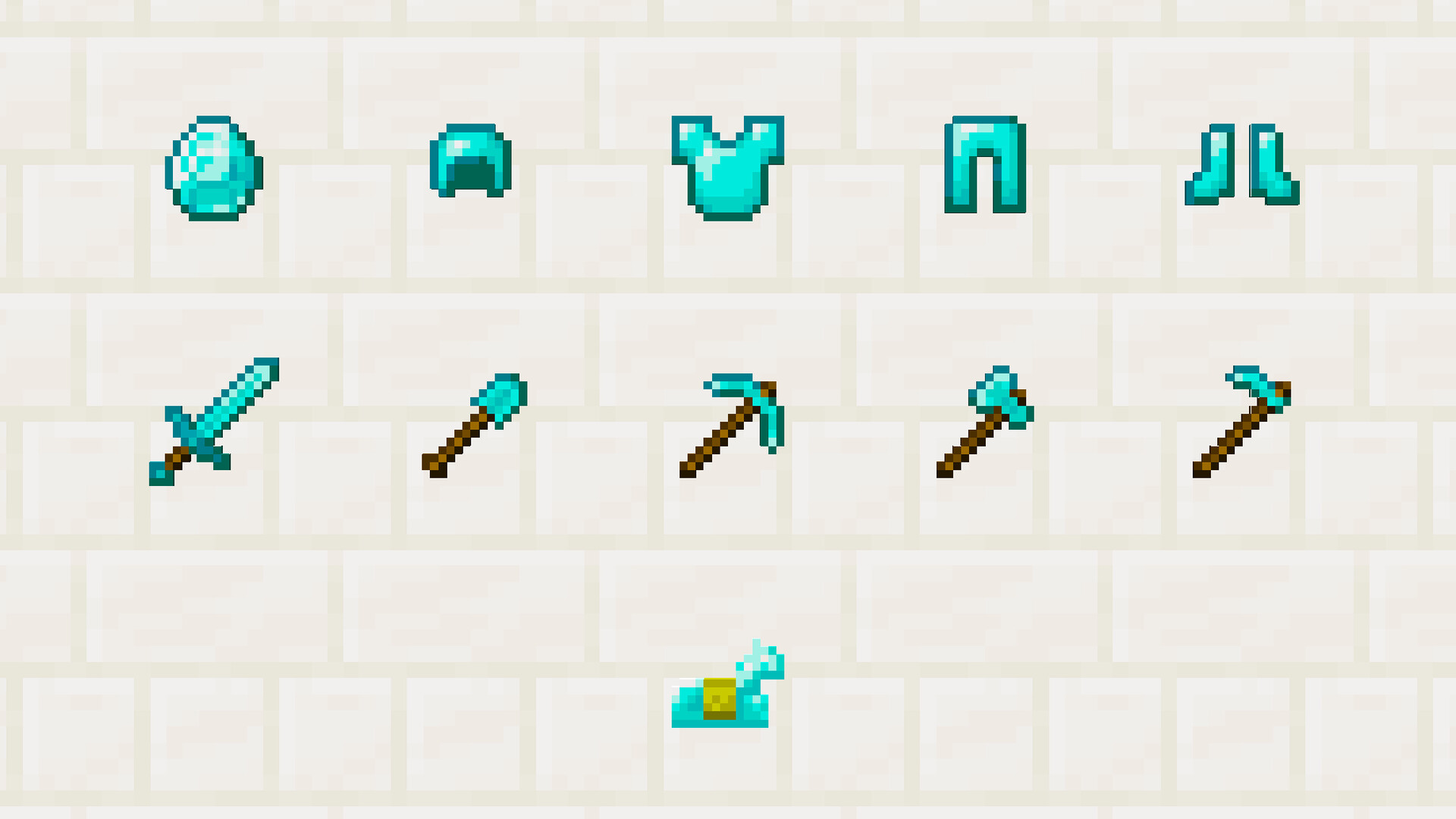 Uniform Diamond Palette Minecraft Texture Pack