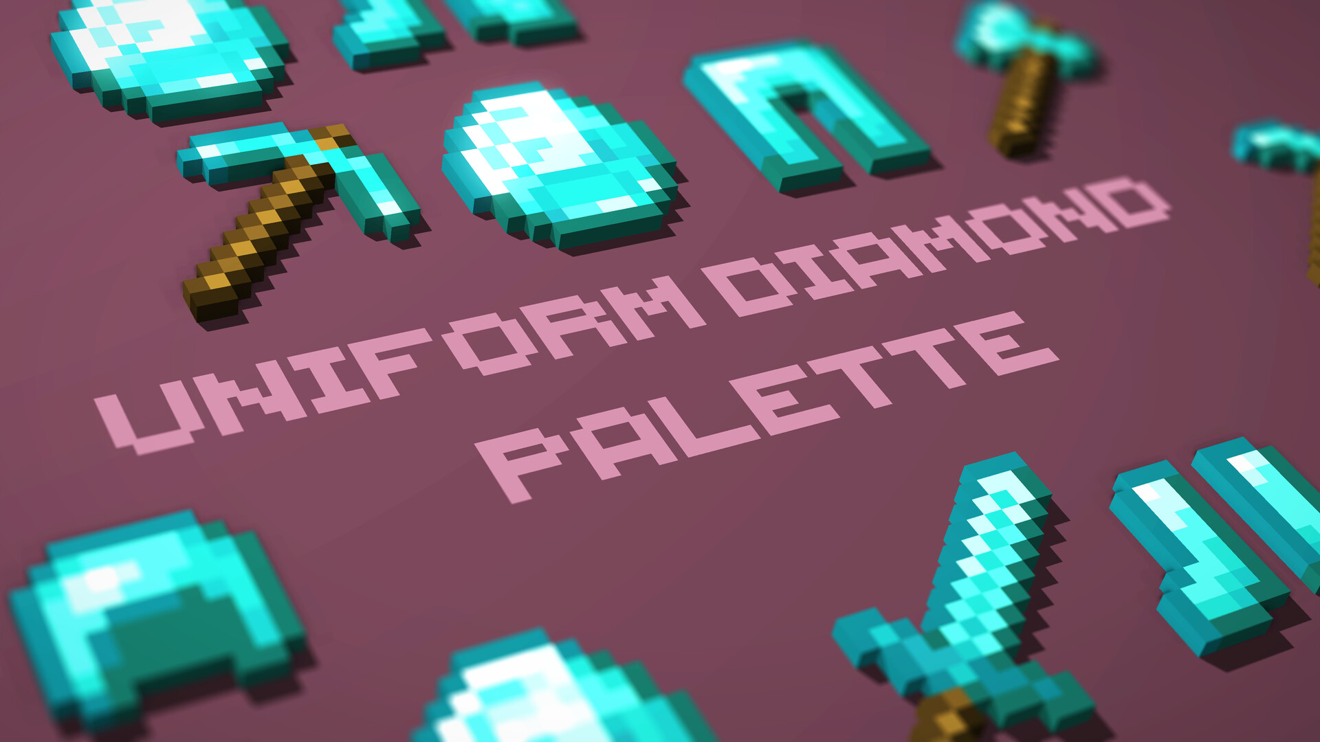 Uniform Diamond Palette Minecraft Texture Pack