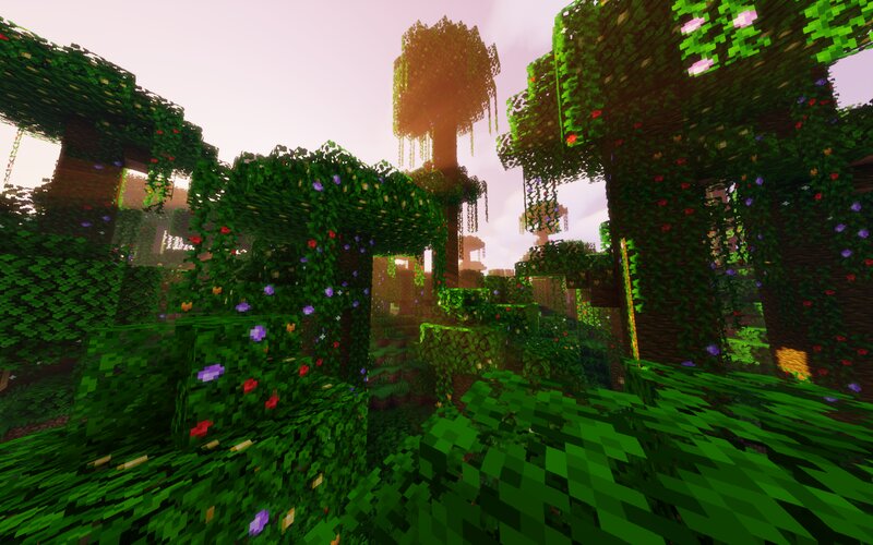 Colorful Flora (Bedrock Edition) Minecraft Texture Pack
