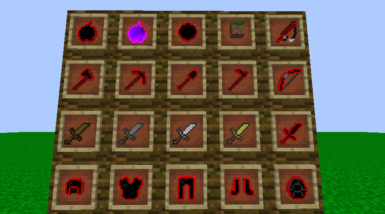 M.V. Red Default Minecraft Texture Pack