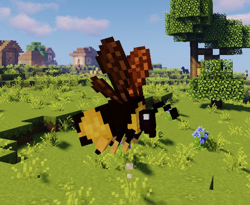 Mink's Bumblebees 1.17.1 v1.0 Minecraft Texture Pack