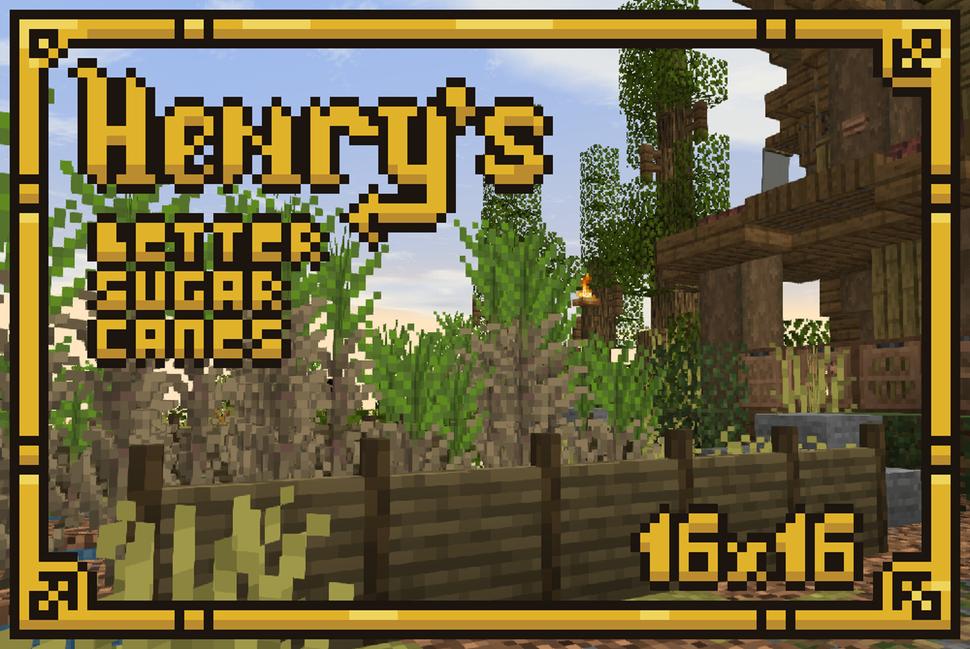 Henry's Better Sugar Cane Minecraft Texture Pack