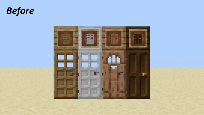 Vintage Doors Minecraft Texture Pack