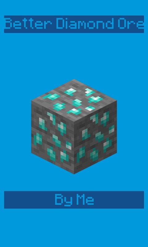 Better Diamond Ore (1.17 Update) Minecraft Texture Pack