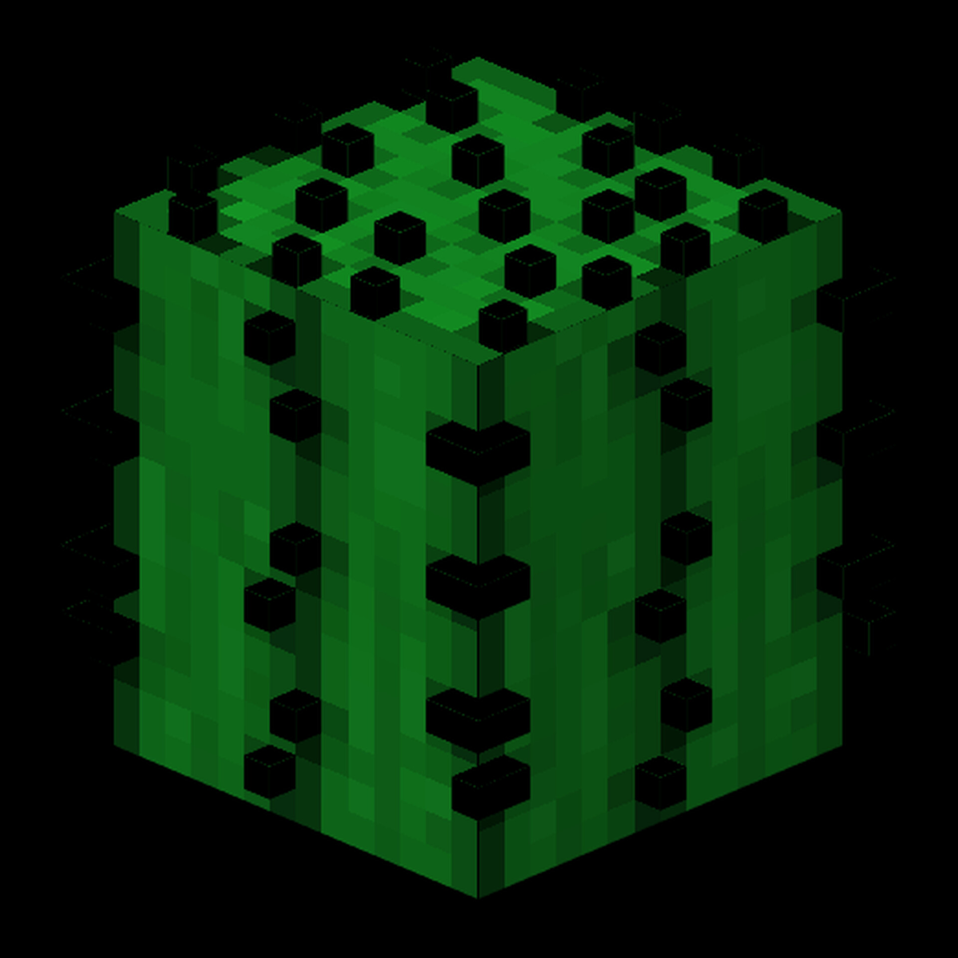 3D classic cacti Minecraft Texture Pack