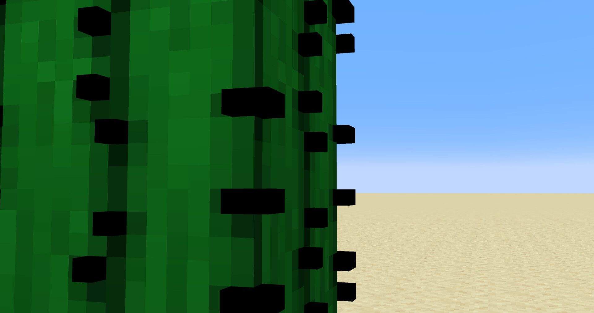 3D classic cacti Minecraft Texture Pack
