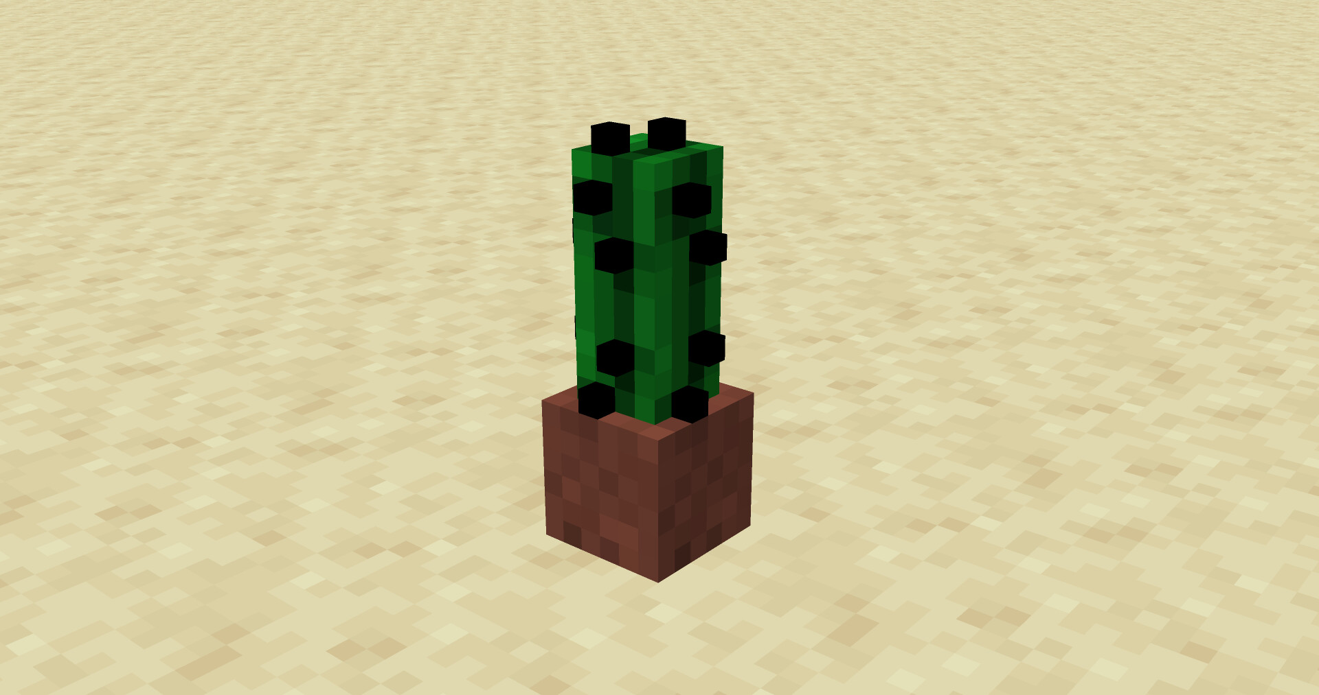 3D classic cacti Minecraft Texture Pack