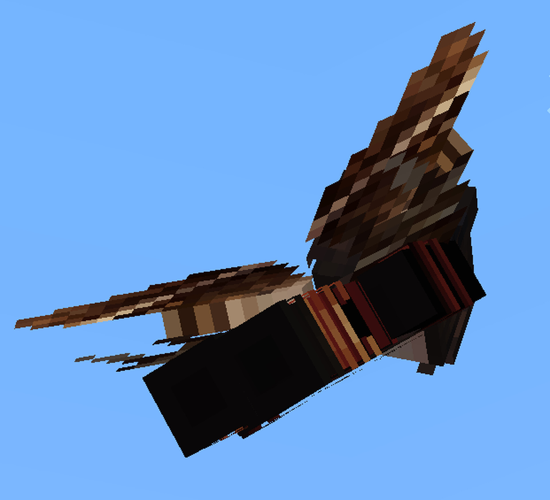 Brown Moth Elytra Wings Minecraft Texture Pack