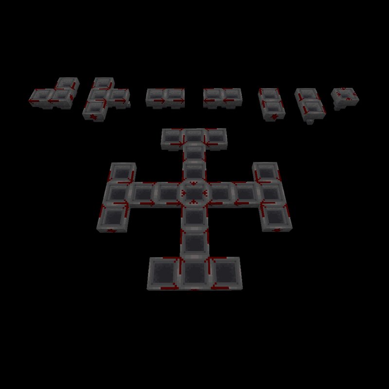 HostsServers Directional Hoppers Minecraft Texture Pack