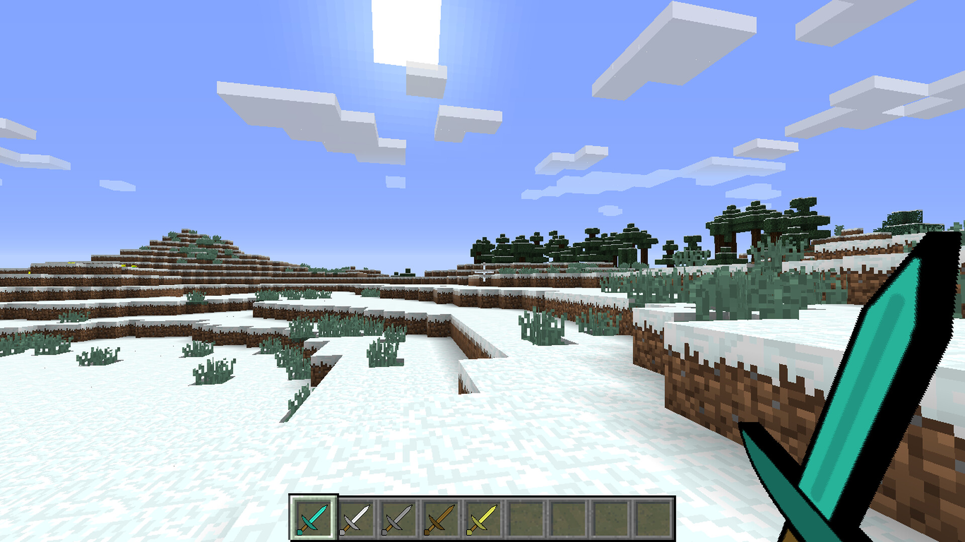 1.8.9 DimenSpace 256x Swords pack Minecraft Texture Pack