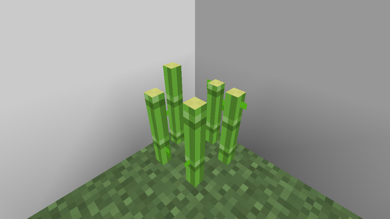 3D Sugar cane (1.15.x - 1.17x) Minecraft Texture Pack