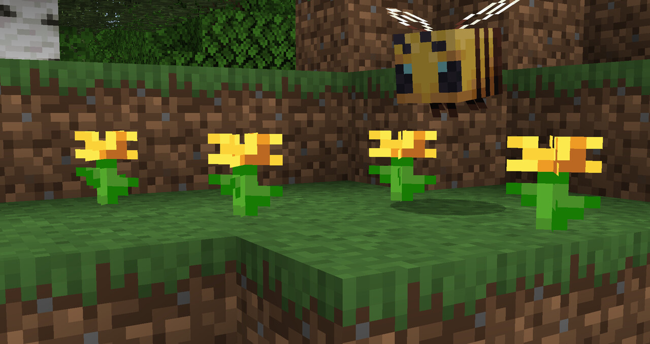 Old dandelion flower with new shading! Minecraft Texture Pack