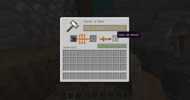 Anvil Tweaks Minecraft Texture Pack