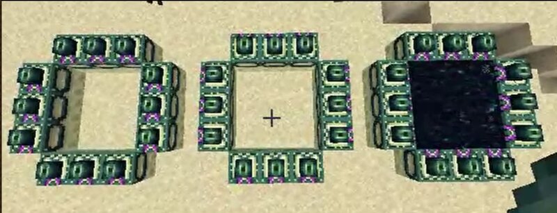 Directional End Portals (Flat Release) Minecraft Texture Pack