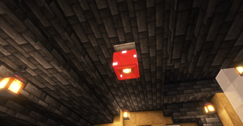 End rods to 3D lanterns Minecraft Texture Pack