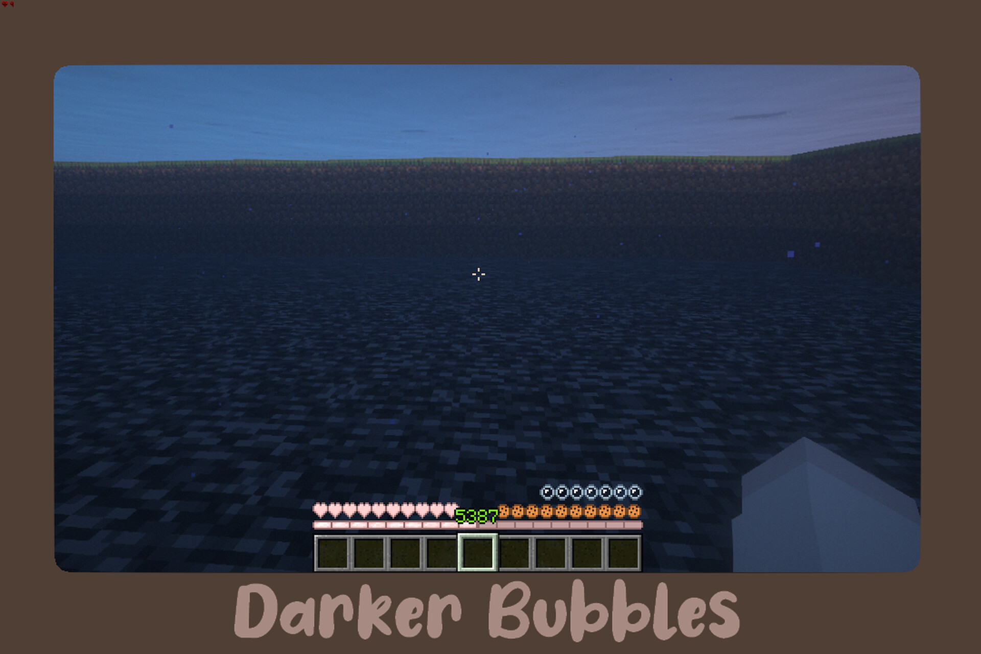 Pastel Cookie Hotbar HUD Minecraft Texture Pack