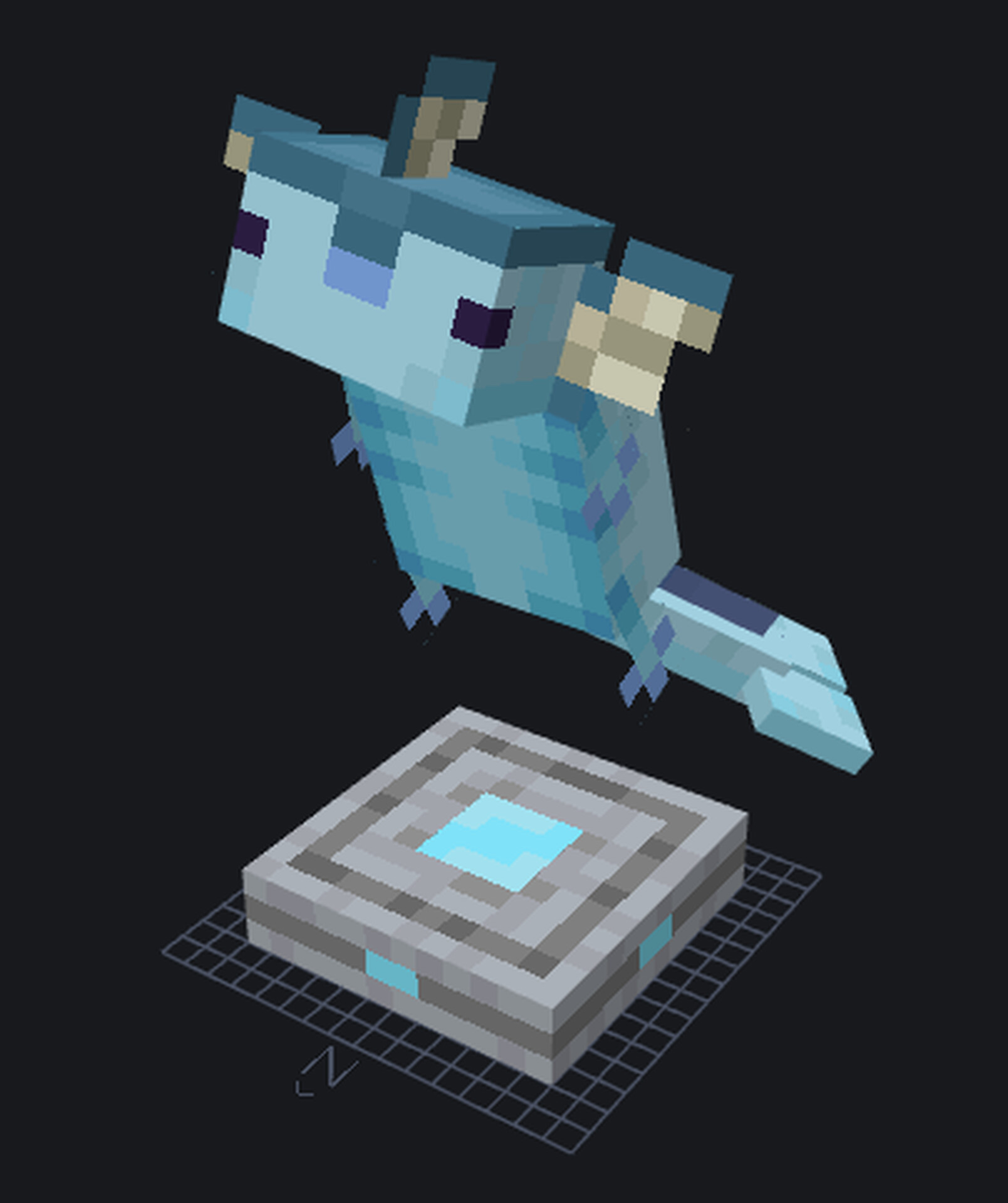 vapolotl statue Minecraft Texture Pack