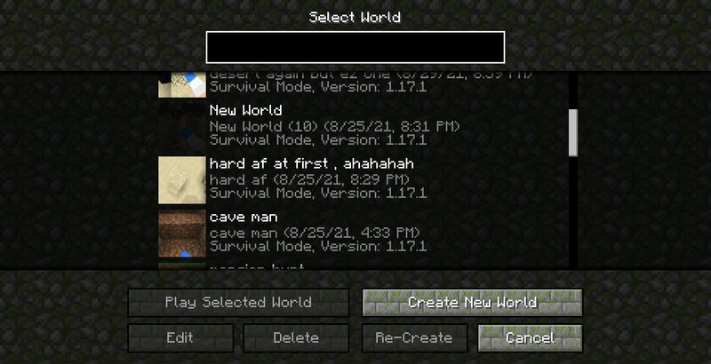 Mossy Menu MINCERAFT [GUI] Minecraft Texture Pack