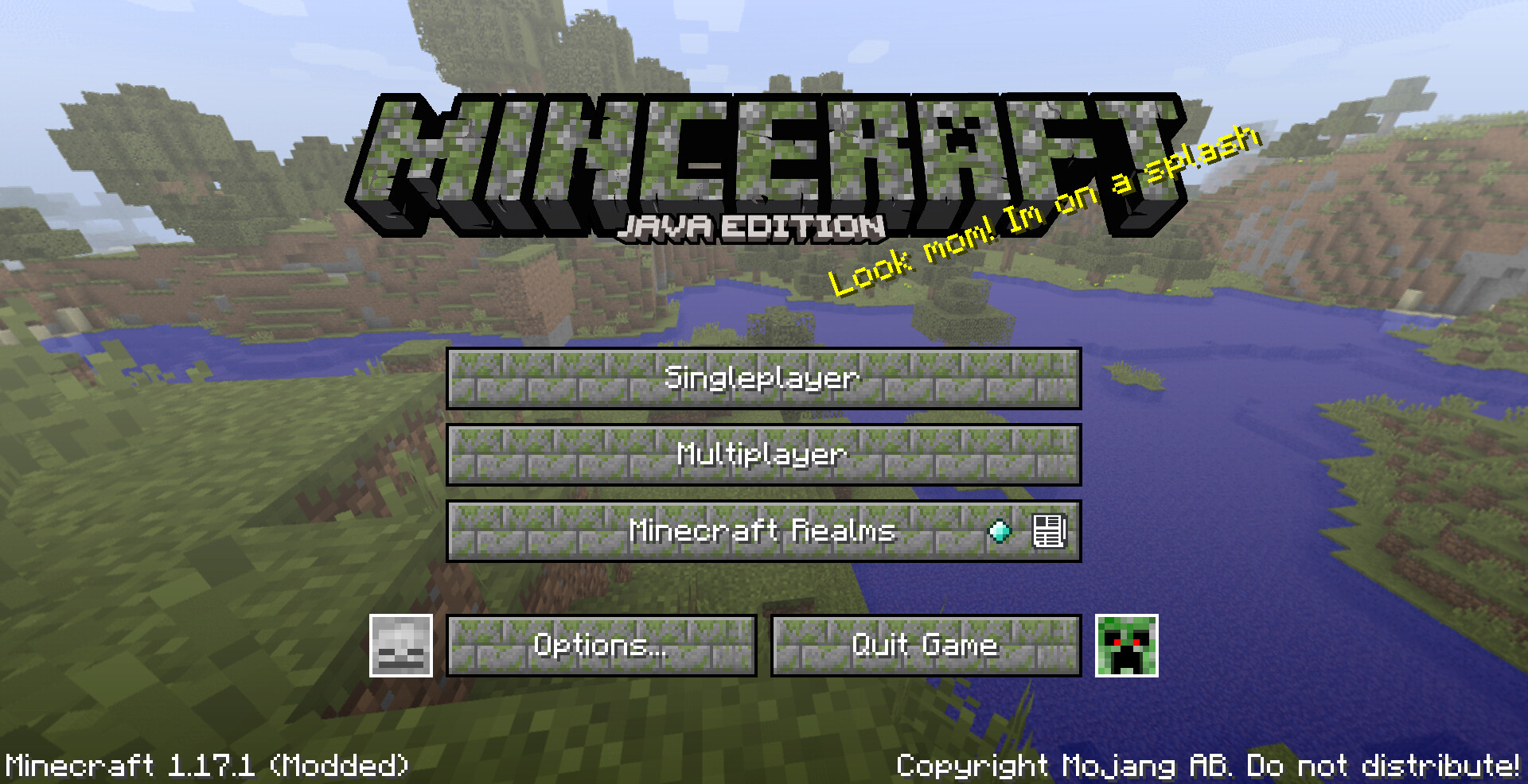 Mossy Menu MINCERAFT [GUI] Minecraft Texture Pack