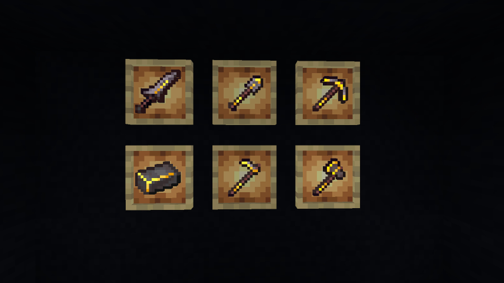 Golden netherite Minecraft Texture Pack