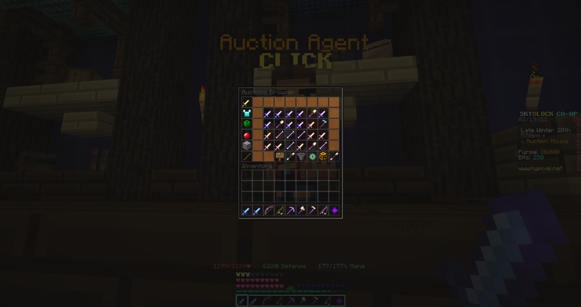 Aluzion Dark Transparent GUI Overlay 1.8.9 Minecraft Texture Pack