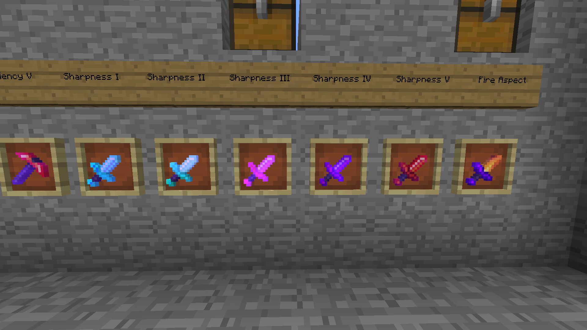 Enchantment Indication Overlay Minecraft Texture Pack