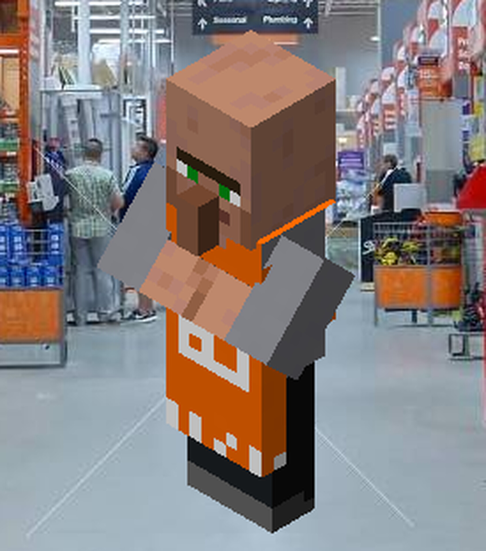 Bill from Home Depot Minecraft Texture Pack