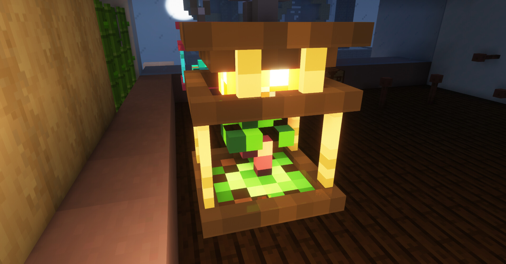 Natural Lanterns !! 3D Wooden Lanterns (No optifine) Minecraft Texture Pack
