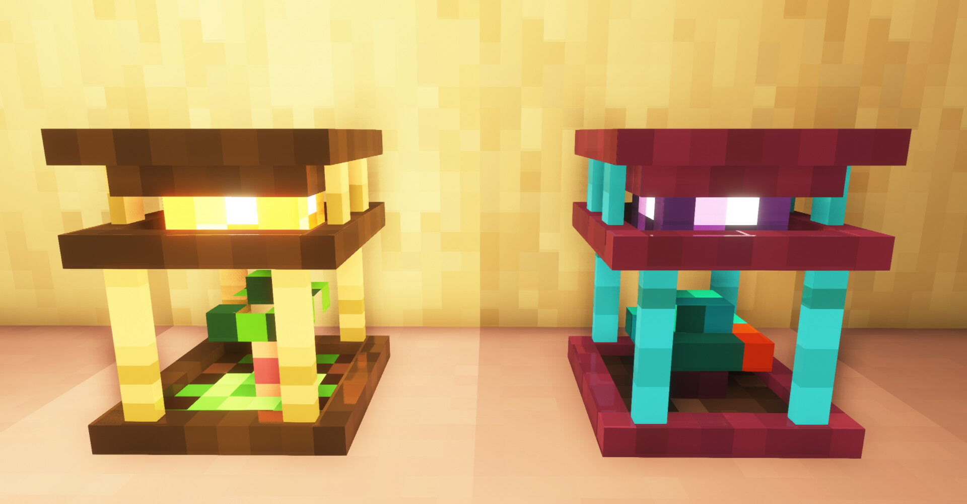 Natural Lanterns !! 3D Wooden Lanterns (No optifine) Minecraft Texture Pack