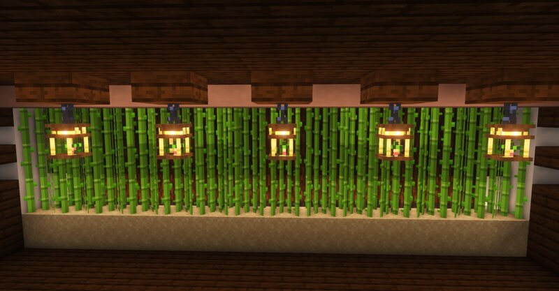 Natural Lanterns !! 3D Wooden Lanterns (No optifine) Minecraft Texture Pack