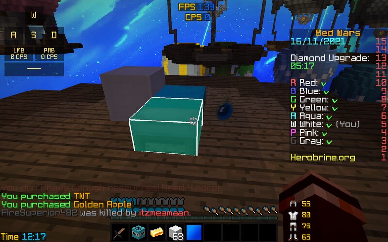 MedPlays16x Recolor (Blue) Minecraft Texture Pack