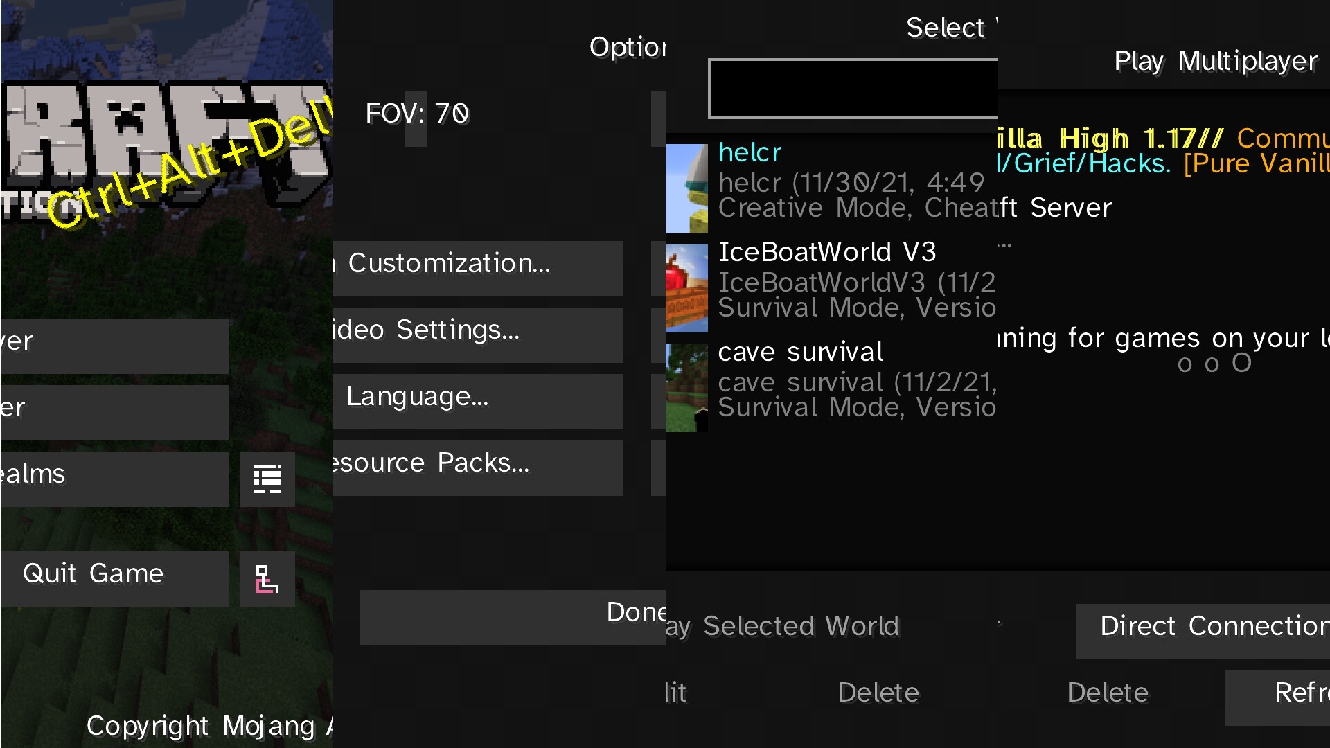 hibi's hud Minecraft Texture Pack