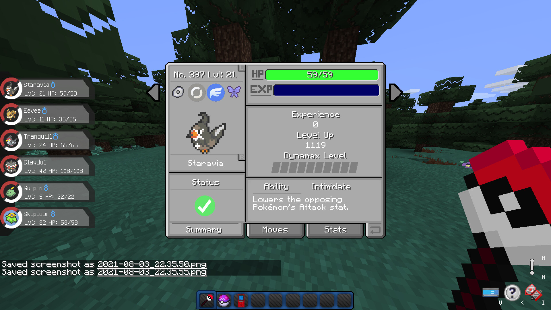 Pokemon Masters Type and Status Icons (Pixelmon Reforged) Minecraft ...