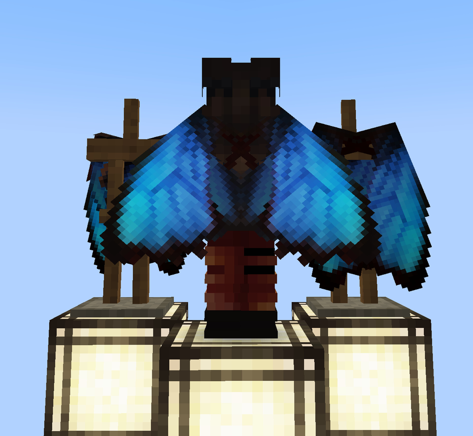 Blue Morpho Butterfly Elytra Wings 32x Minecraft Texture Pack