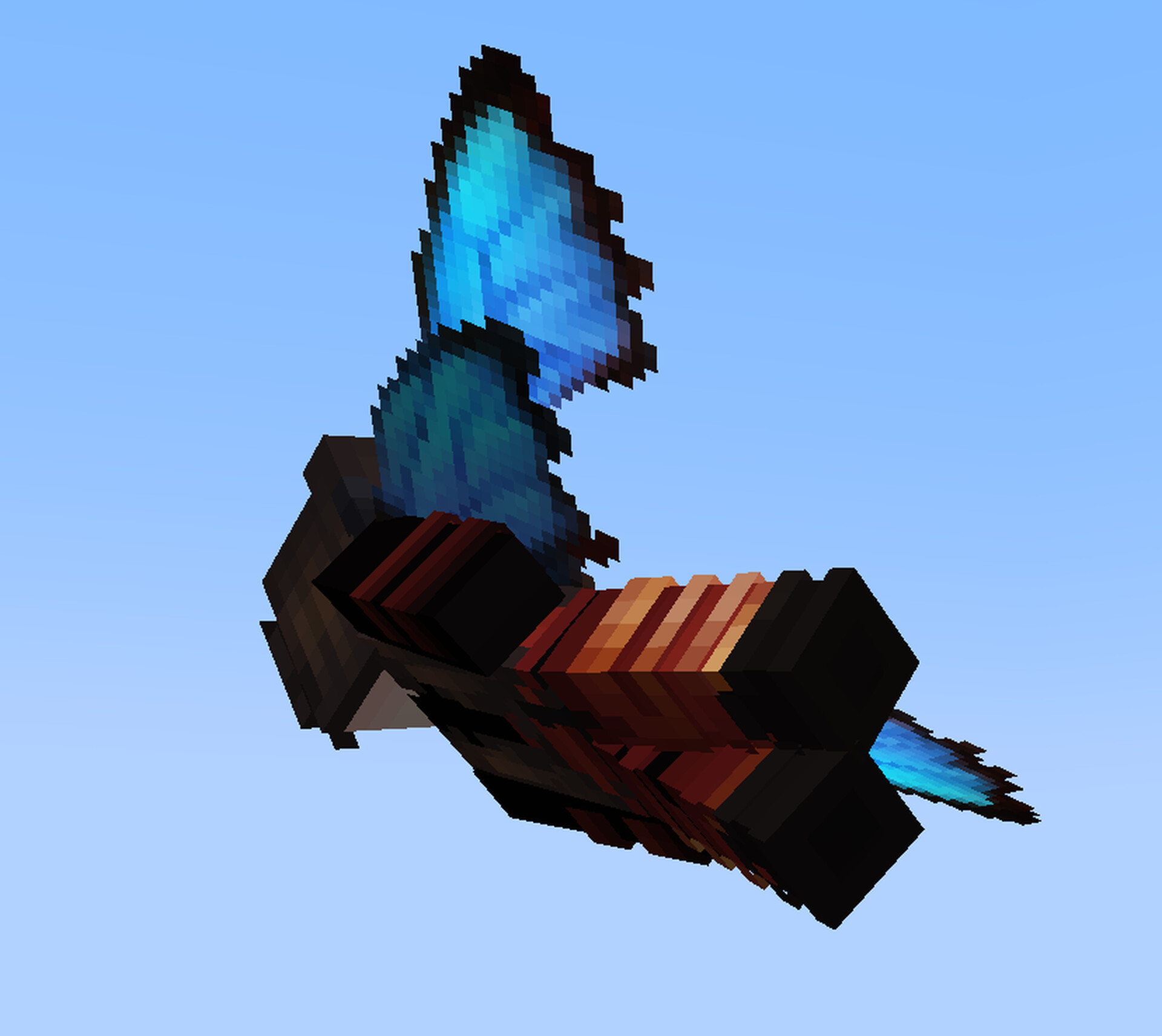 Blue Morpho Butterfly Elytra Wings 32x Minecraft Texture Pack