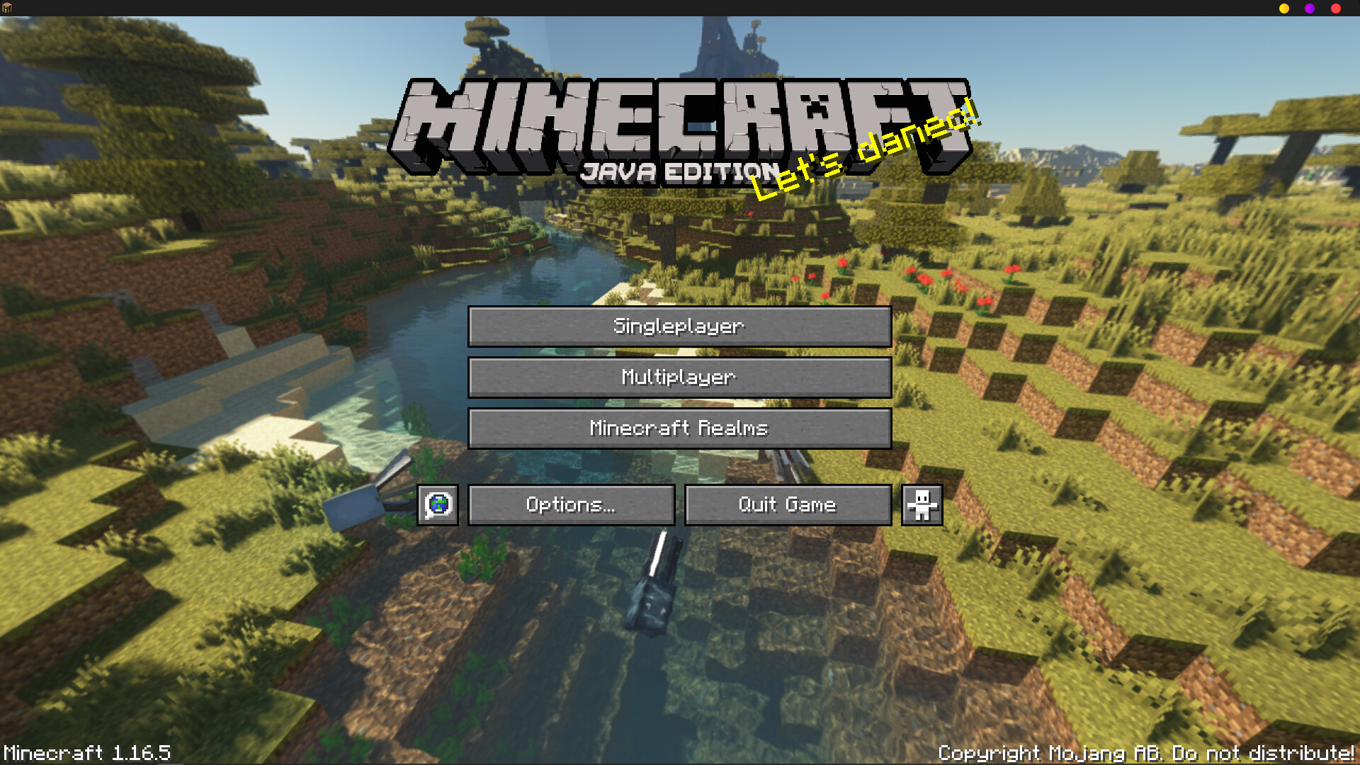 Savanna - Classic Menu Panorama w/Shader! Minecraft Texture Pack