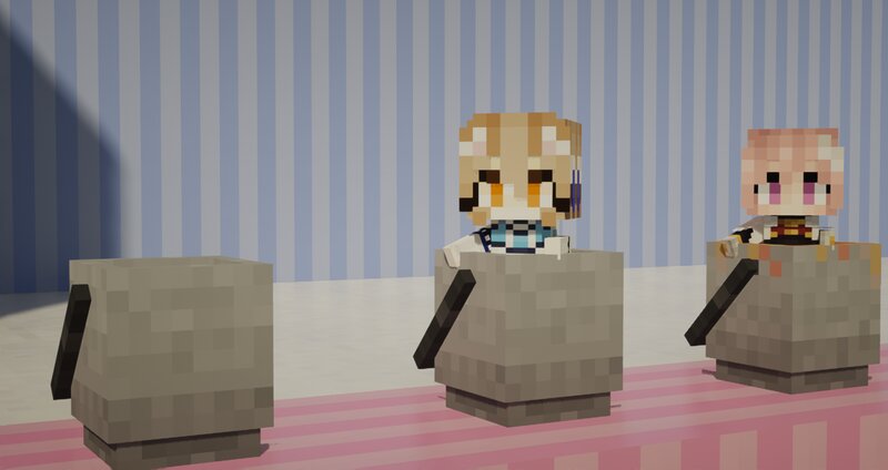 Trans Bucket: Felix Argyle, Astolfo and more! Minecraft Texture Pack
