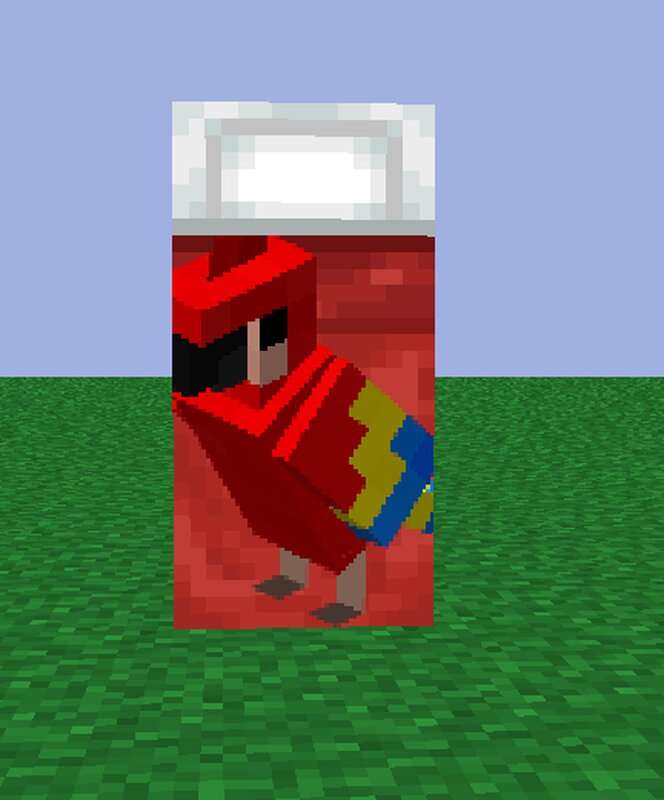 parrot bed but in bedrock Minecraft Texture Pack