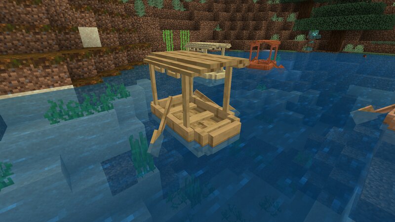 [Bedrock] Cute and Better Boats !! Minecraft Texture Pack