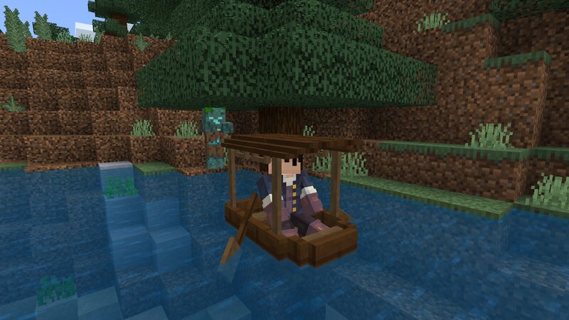 [Bedrock] Cute and Better Boats !! Minecraft Texture Pack