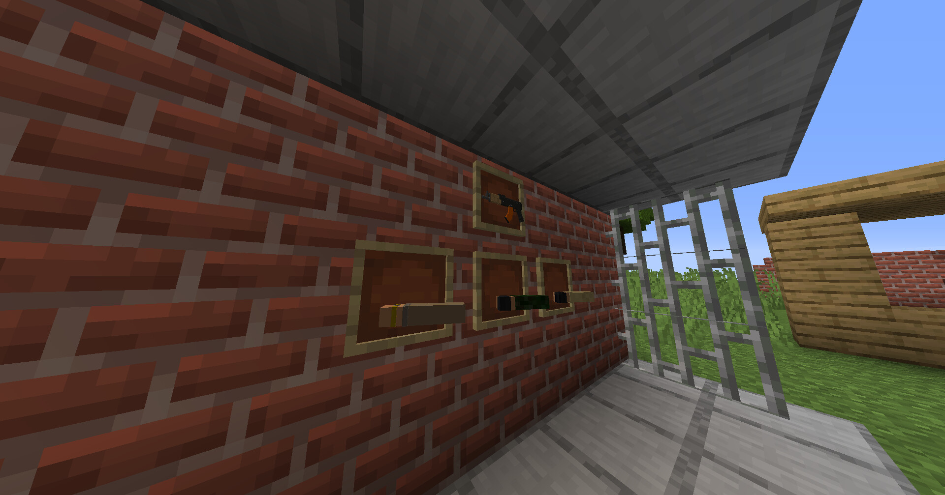 3D gun AKS-74u w. hands Minecraft Texture Pack