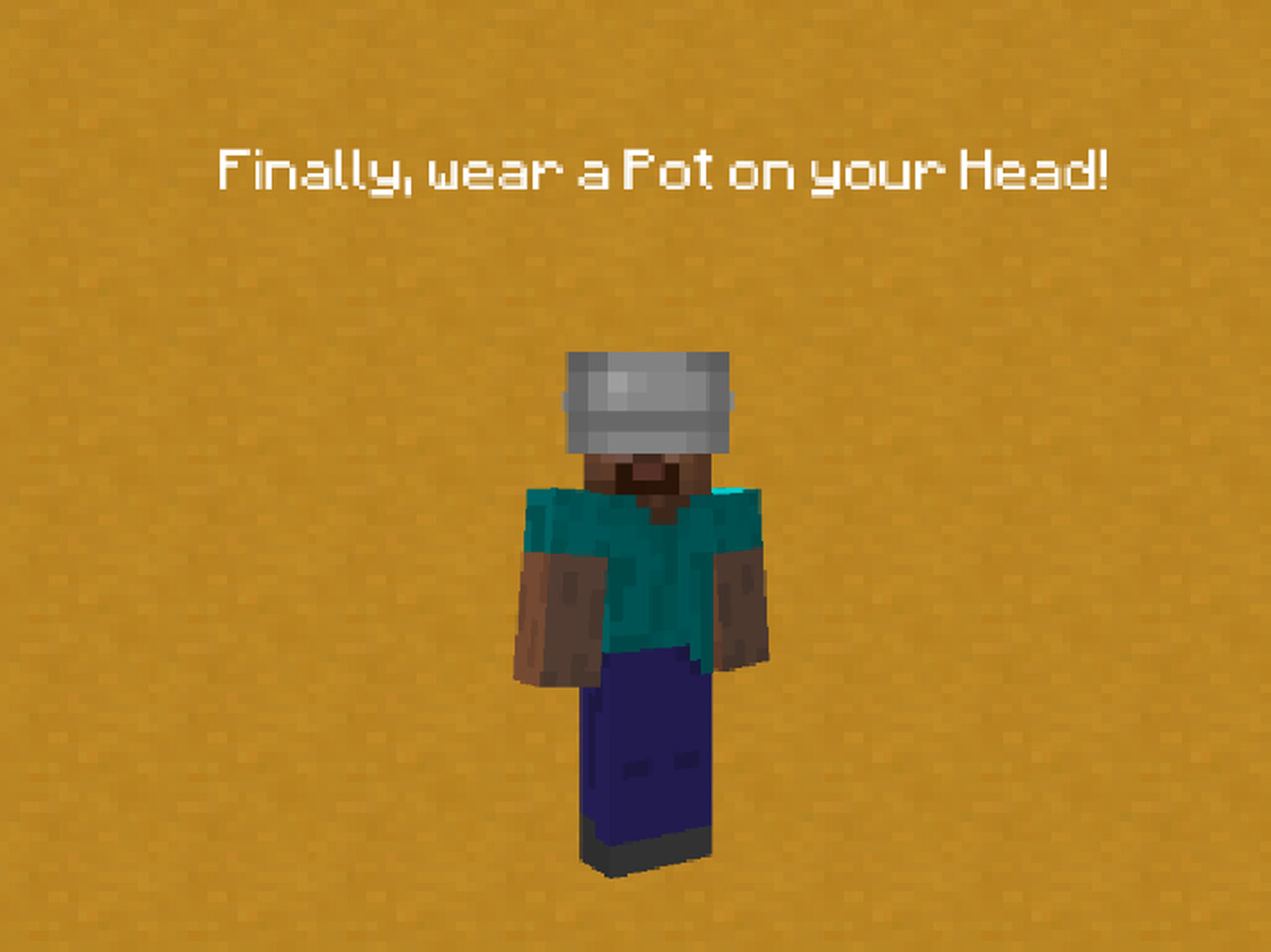 Pot Helmet (1.16.x) Minecraft Texture Pack