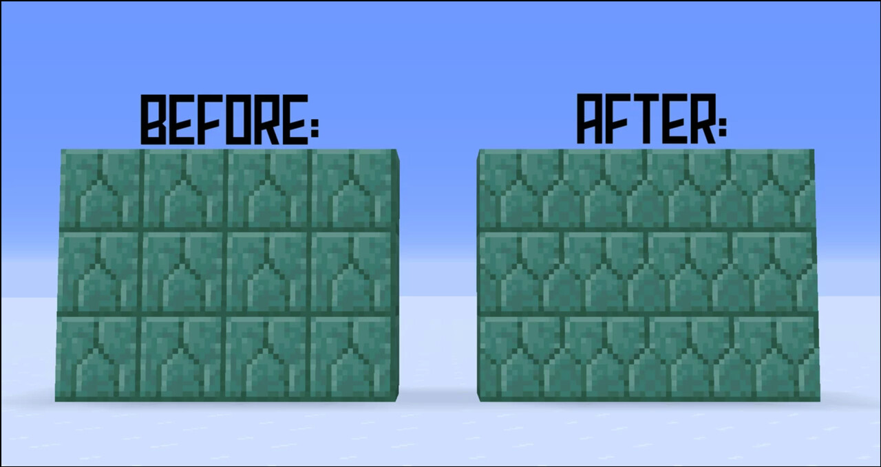 Tileable Prismarine Bricks | Bedrock Edition Minecraft Texture Pack